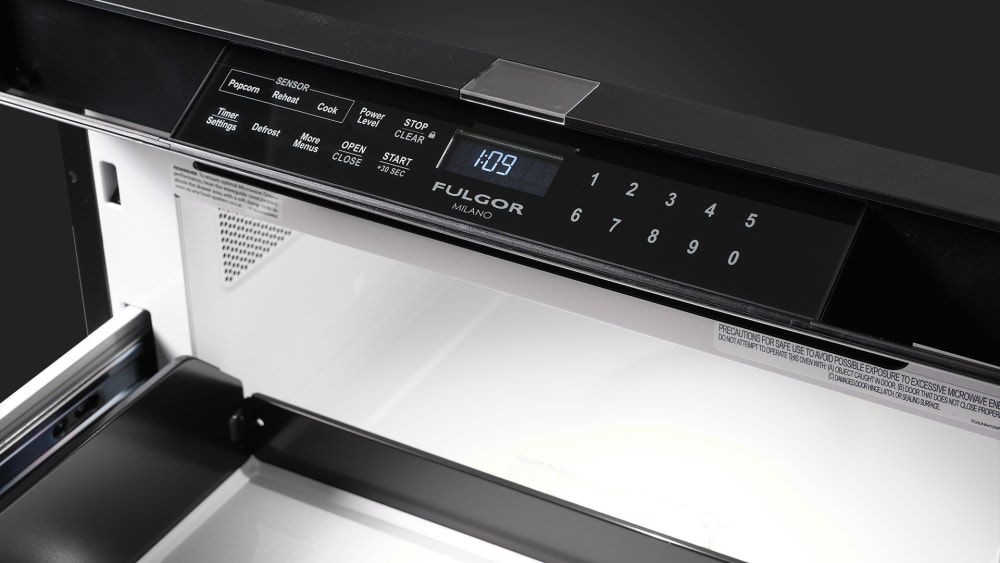 Fulgor Milano F7DMW24S1 24 Inch Built-In Drawer Microwave Oven with 1.2 ...