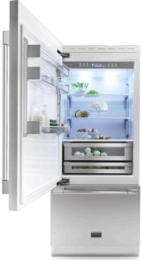 Fulgor Milano F7PBM36S1L 36 Inch Bottom Freezer Refrigerator with Ice ...
