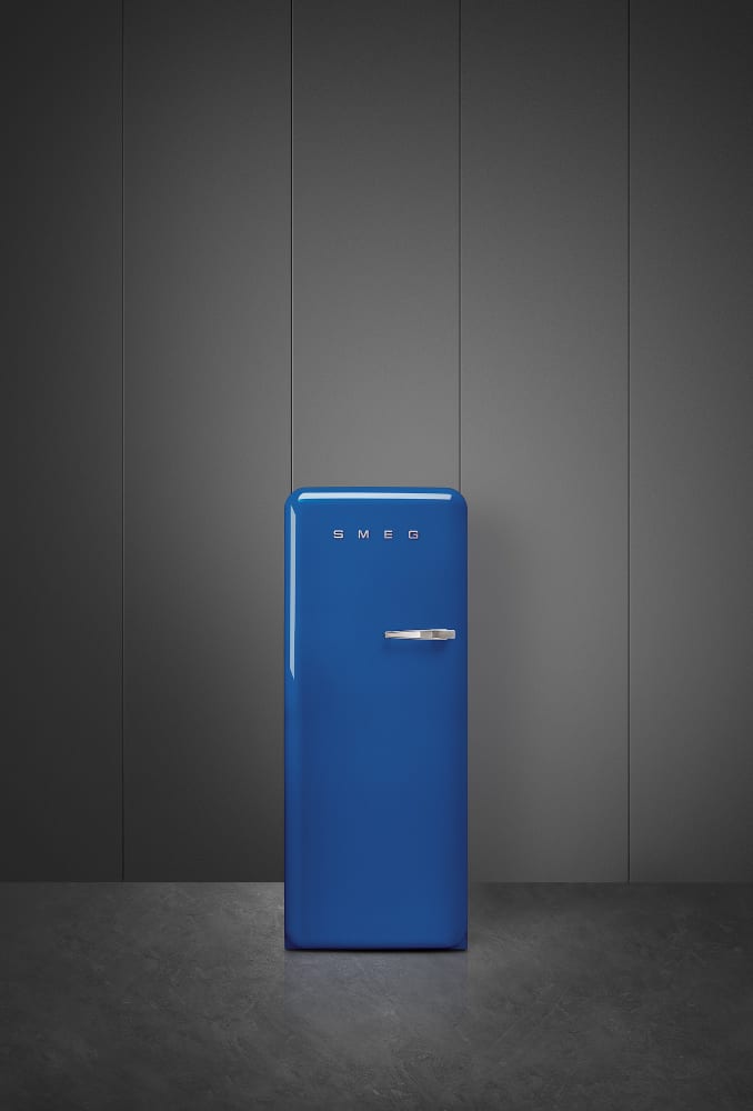 Smeg FAB28UBEL1 24 Inch Refrigerator with 9.22 cu. ft. Capacity ...