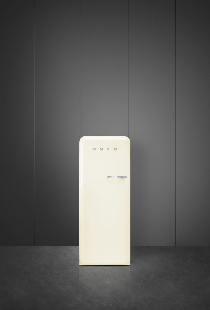 Smeg FAB28UCRL1 24 Inch Refrigerator with 9.22 cu. ft. Capacity ...