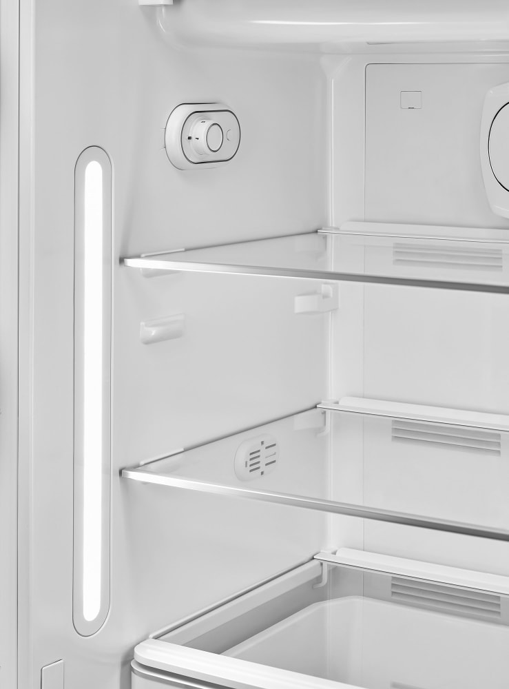 Smeg FAB28ULBL3 24 Inch Top Freezer Refrigerator with 9.92 cu. ft ...