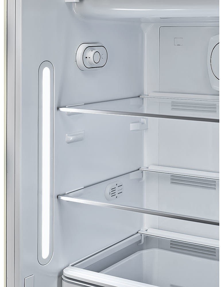 Smeg FAB28ULCR3 24 Inch Top Freezer Refrigerator with 9.92 cu. ft ...