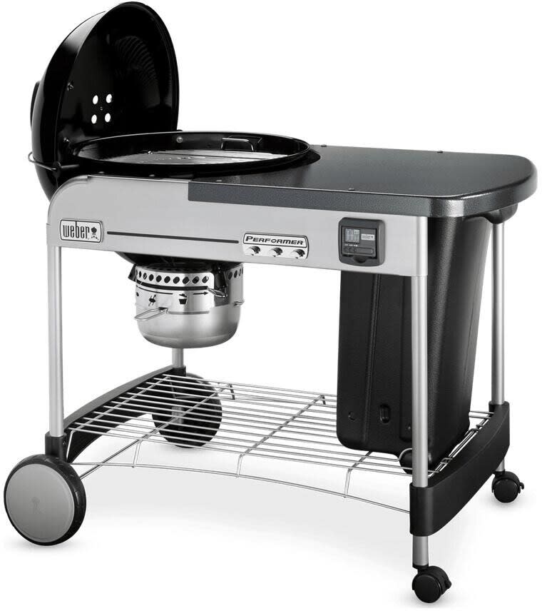 Weber 15401001 Performer® Premium 22 Inch Freestanding Charcoal Grill ...