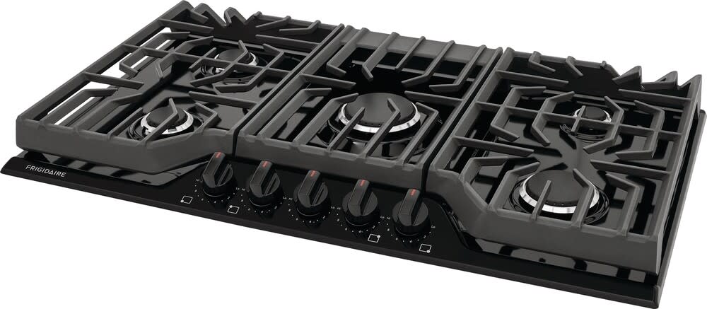 Frigidaire FCCG3627AB 36 Inch Gas Cooktop with 5 Sealed Burners ...
