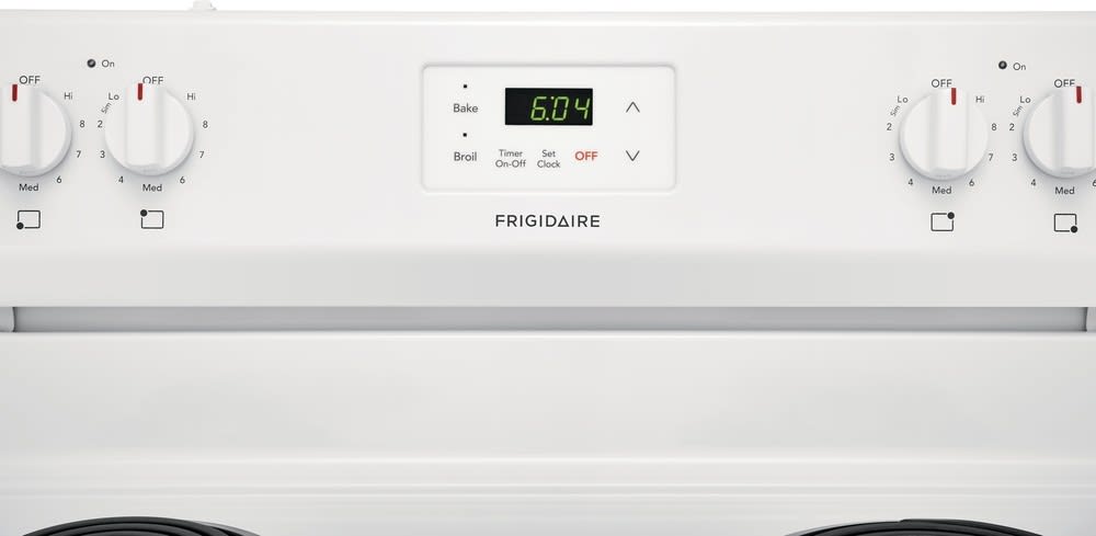 Frigidaire FCRC3012AW 30 Inch Freestanding Electric Range with 4 ...