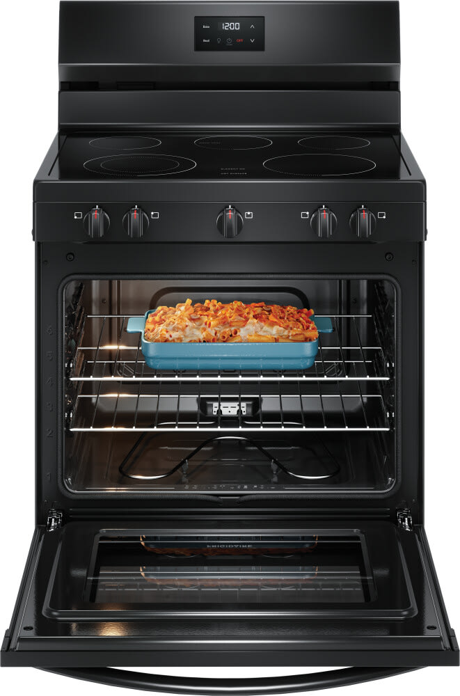 Frigidaire FCRE3052BB 30 Inch Freestanding Electric Range with 5 ...