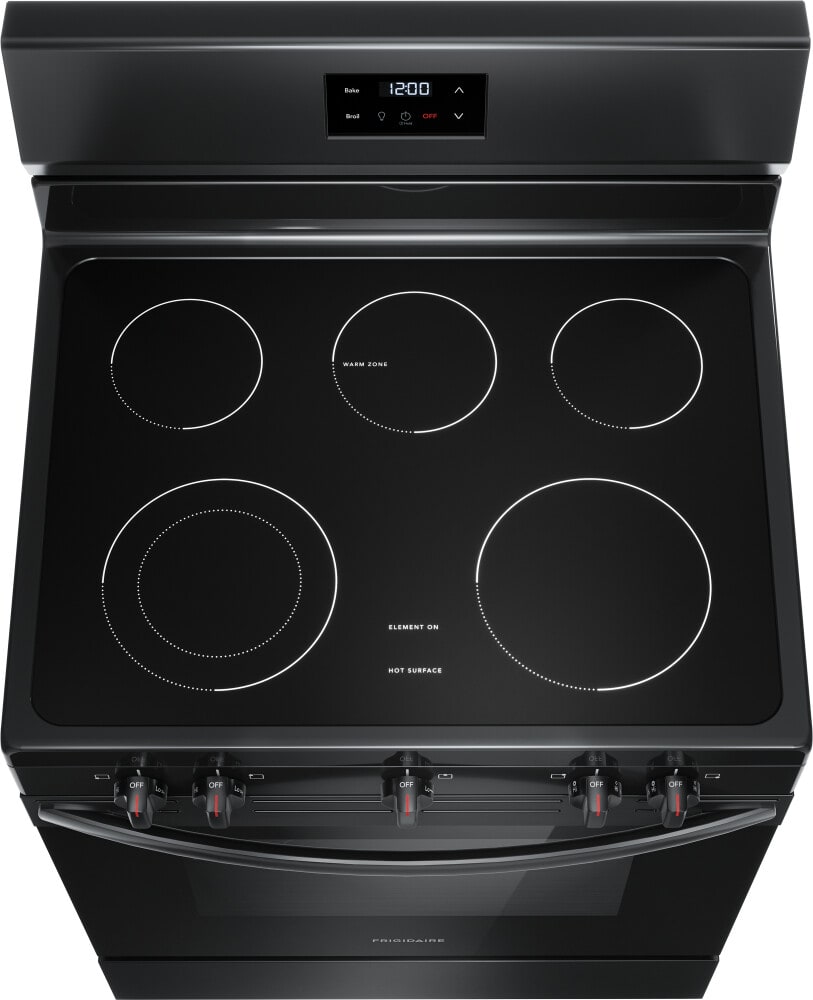 Frigidaire FCRE3052BB 30 Inch Freestanding Electric Range with 5 ...