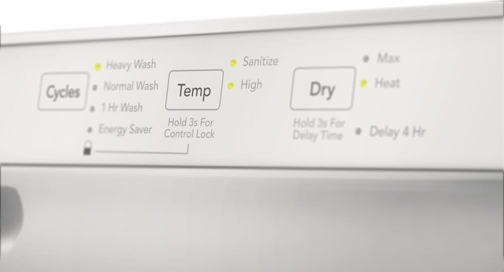 Frigidaire FDPC4314AW 24 Inch Full Console Dishwasher with 14 Place ...