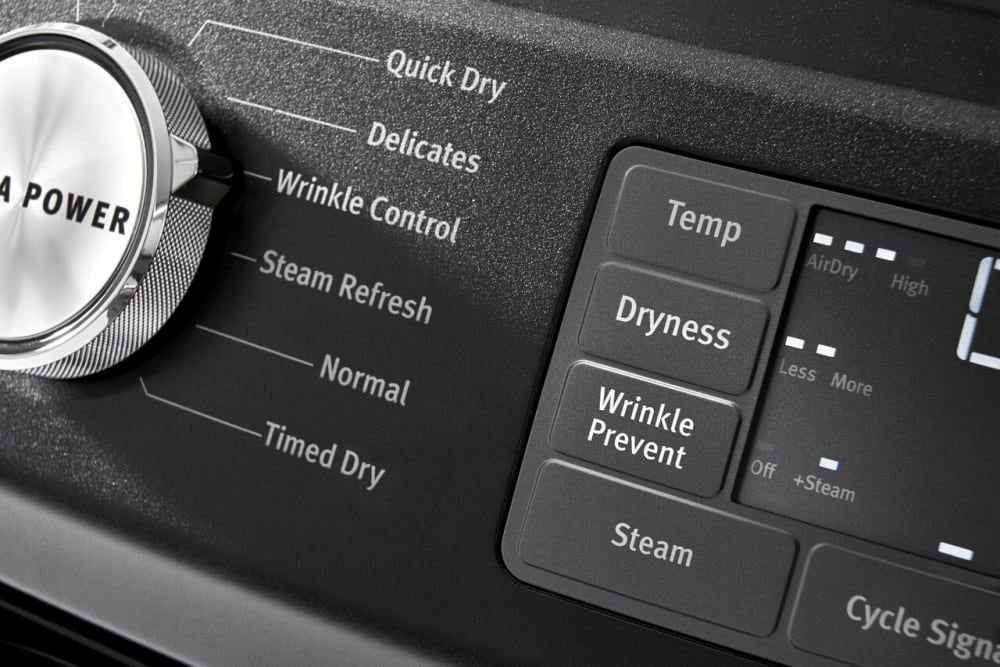 Maytag MED6630MBK 27 Inch Electric Dryer with 7.3 Cu. Ft. Capacity ...