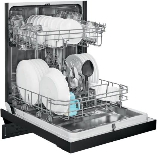 Frigidaire FFBD2420UB 24 Inch Full Console Built-In Dishwasher with 12 ...