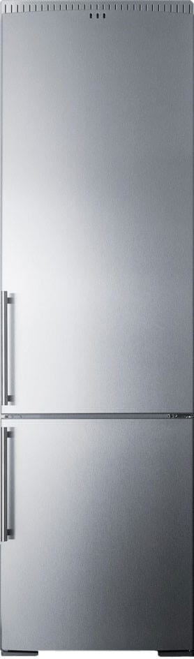Summit FFBF181SSBI 24 Inch Bottom Freezer Refrigerator with 12.5 cu. ft ...