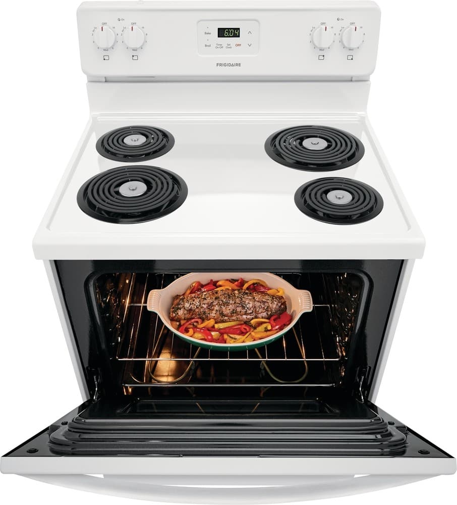 Frigidaire FFEF3012UW 30 Inch Electric Range with Store-More™ Storage ...