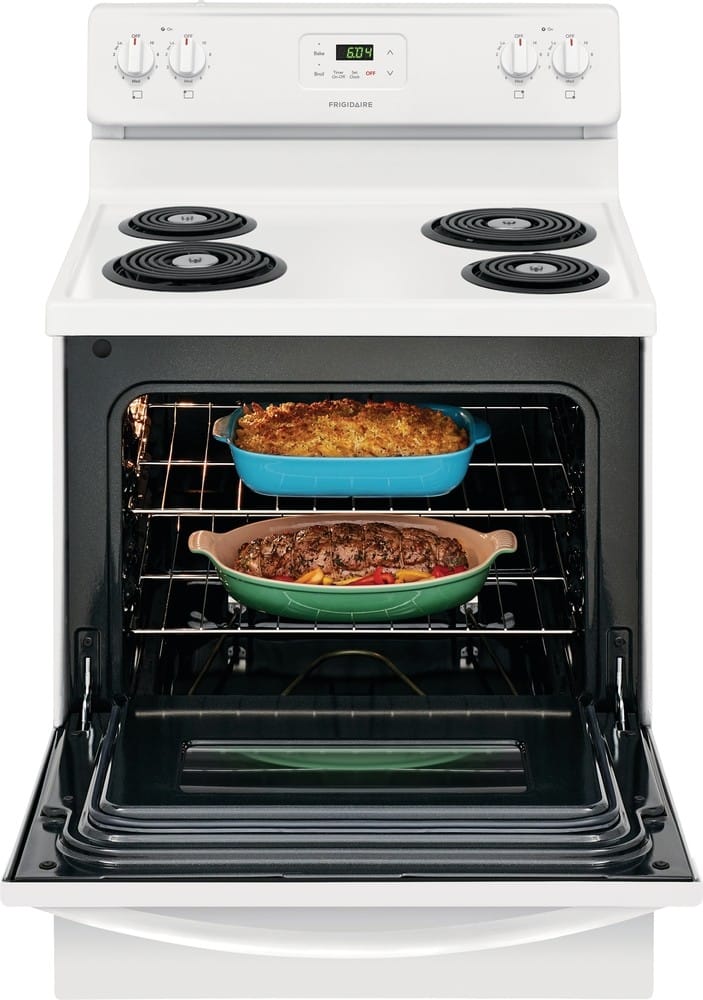Frigidaire FFEF3012UW 30 Inch Electric Range with Store-More™ Storage ...