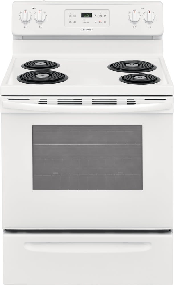 Frigidaire FFEF3016UW 30 Inch Freestanding Electric Range with 4 Coil ...