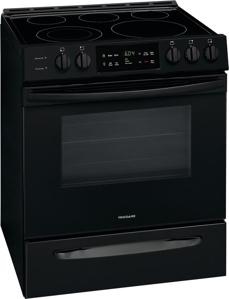 Frigidaire FFEH3054UB 30 Inch Front Control Electric Range with 5 ...