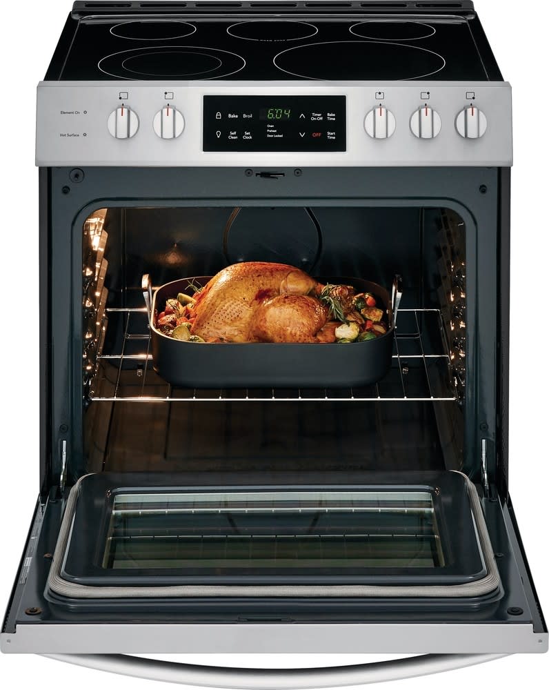 Frigidaire FFEH3054US 30 Inch Front Control Electric Range with 5 ...