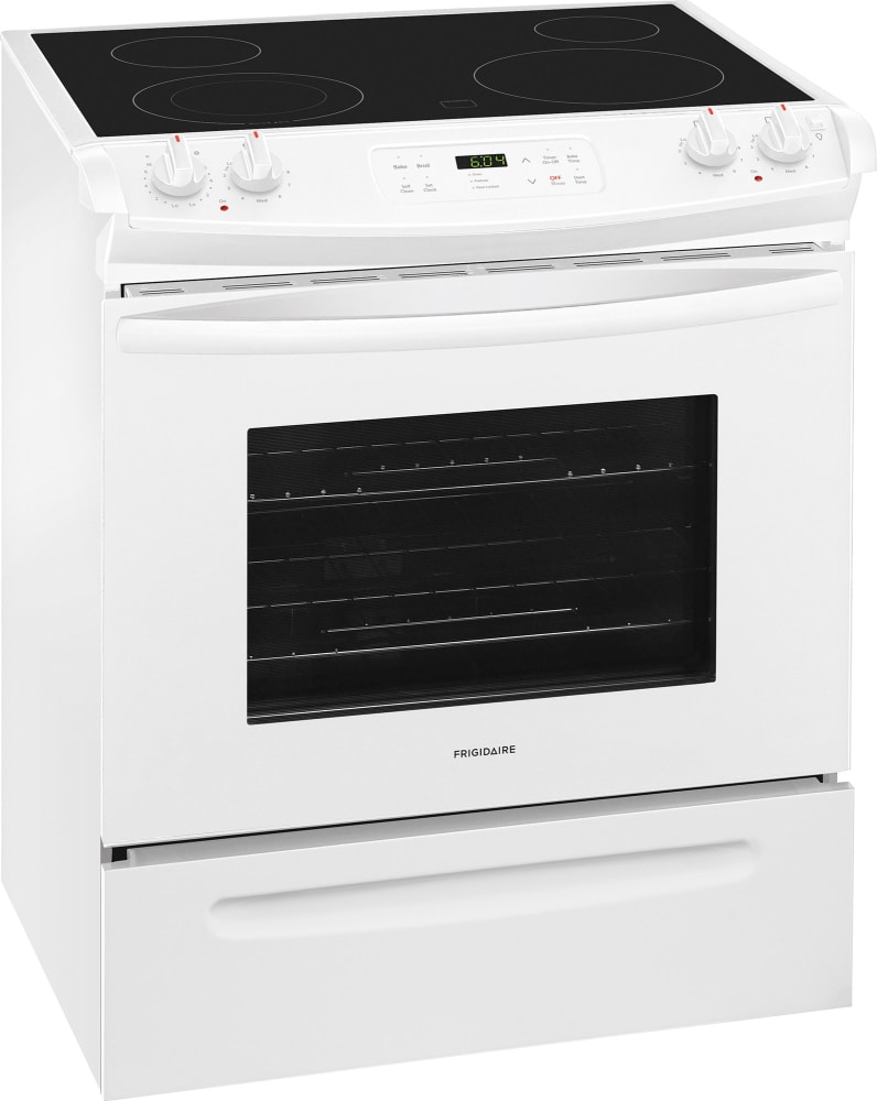 Frigidaire FFES3026TW 30 Inch Slide-In Electric Range with SpaceWise ...