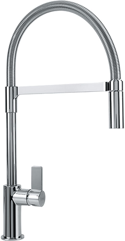 Franke FFPD3100 Single Handle Polished Chrome Semi-Pro Pulldown Kitchen ...