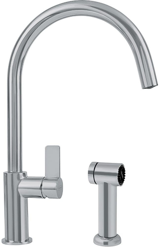 Franke FFS3180 Single Handle Kitchen Faucet and Sidespray with Dual ...