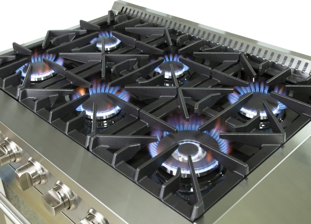 Forno FFSGS624436 Ancona Professional Gas Range with 6 Sealed Burners ...
