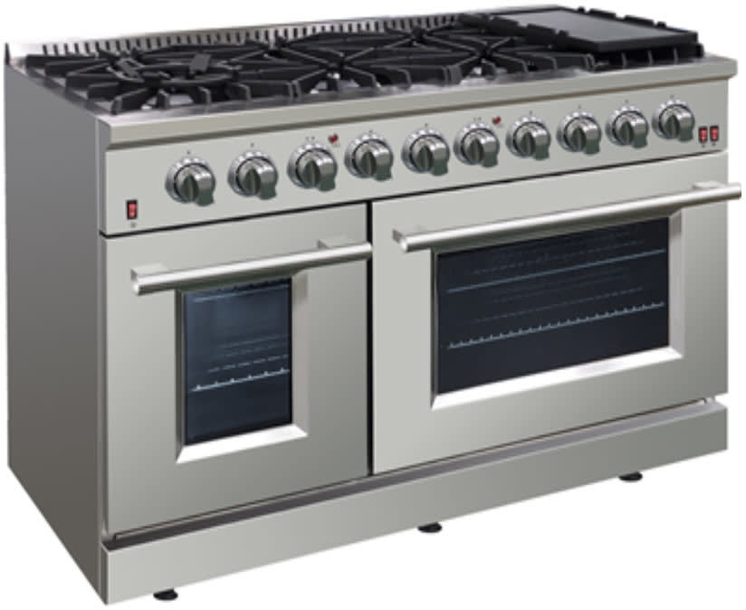 Forno FFSGS624448 48 Inch Ancona Professional Freestanding Gas Range ...