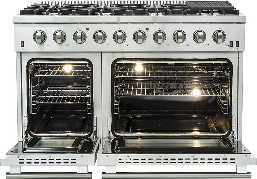 Forno FFSGS624448 48 Inch Ancona Professional Freestanding Gas Range ...