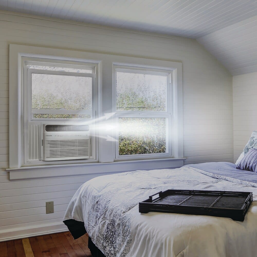 Frigidaire FHWC124WB1 Window Air Conditioner with Electronic Controls, Remote Control, 3 Fan ...