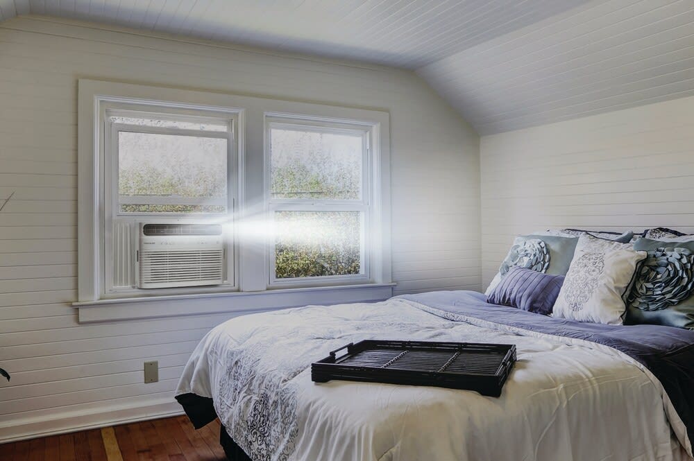 Frigidaire FHWC124WB1 Window Air Conditioner with Electronic Controls, Remote Control, 3 Fan ...