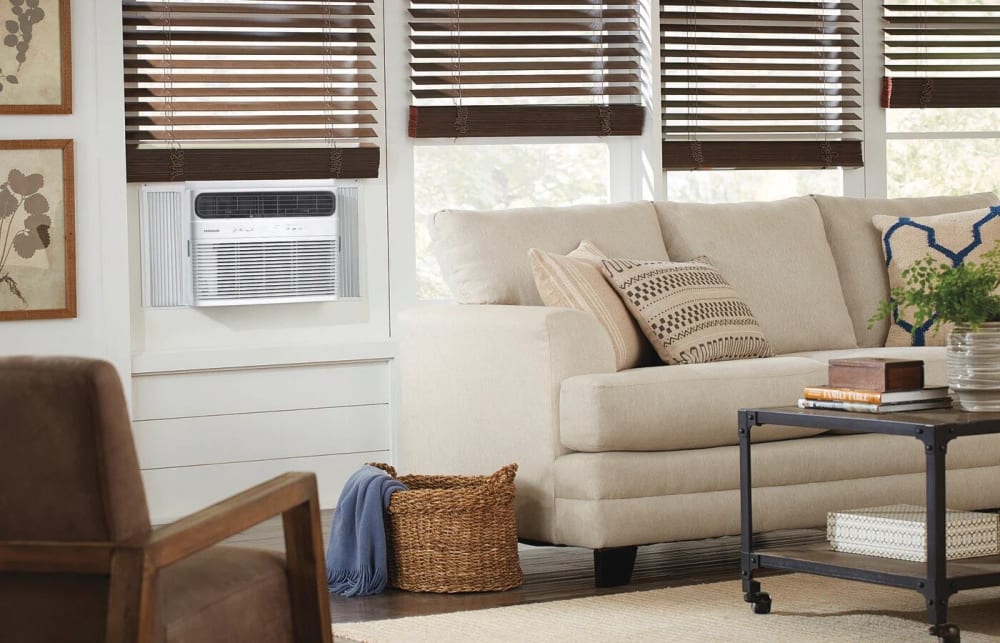 Frigidaire FHWC124WB1 Window Air Conditioner with Electronic Controls, Remote Control, 3 Fan ...