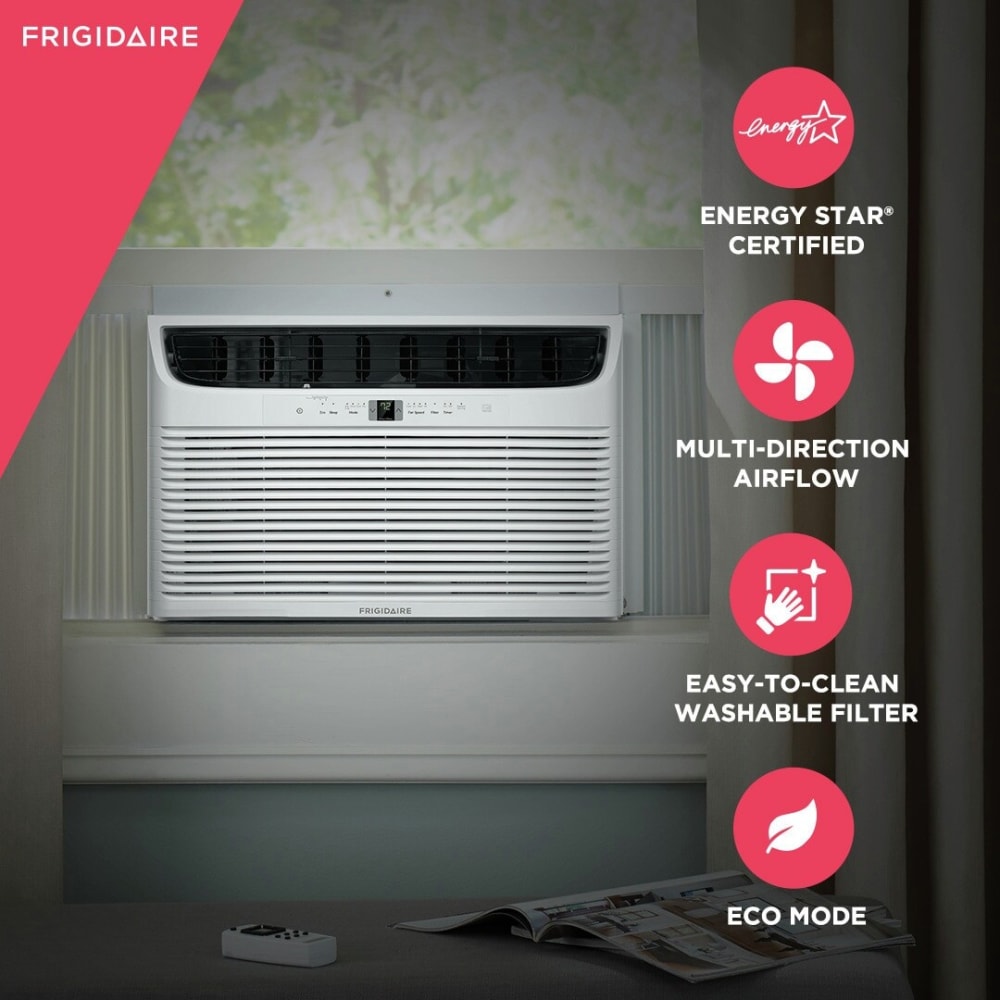 Frigidaire FHWC253WB2 25,000 BTU Window Air Conditioner with Slide-Out ...
