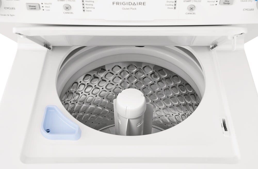Frigidaire FLCE7523AW 27 Inch Electric Long Vent Laundry Center with 3. ...