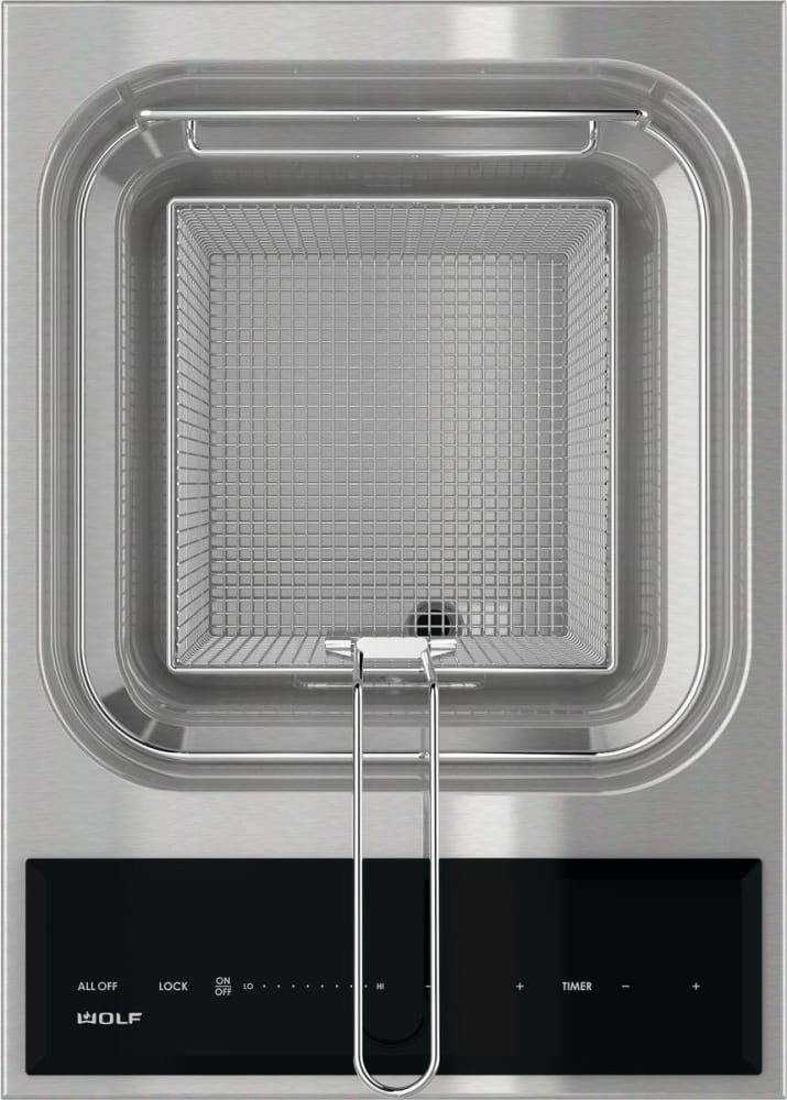 Wolf FM15TFS 15 Inch Electric Fryer with 1 Element, 2700-Watt Heating ...
