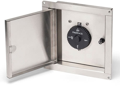 Fire Magic 552011T Stainless Steel Gas Connection Box with 1 Hour Timer ...