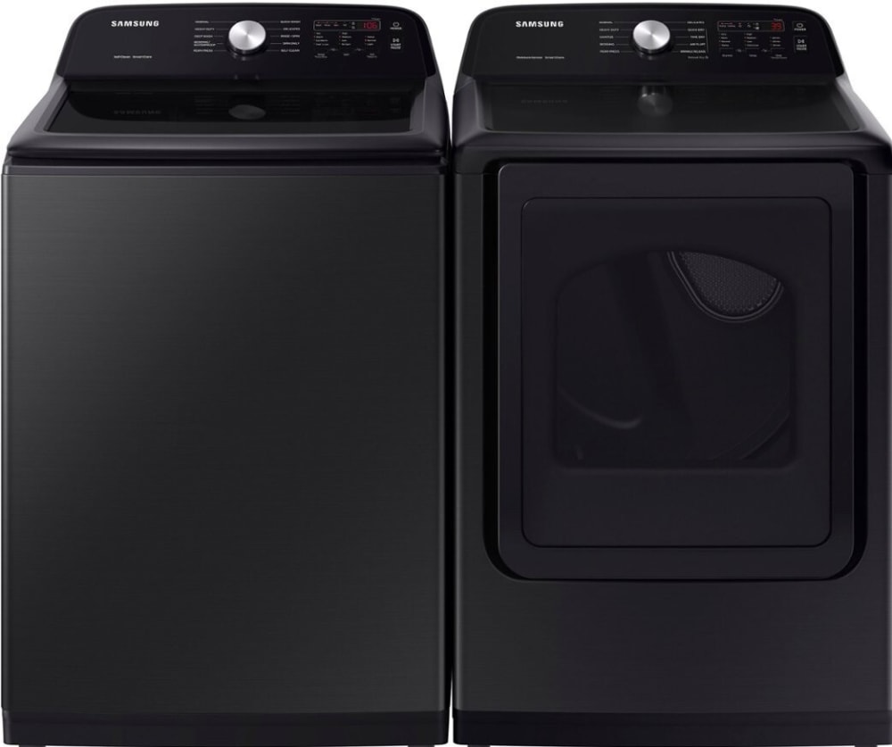 Samsung SAWADRGAV5105 Side-by-Side Washer & Dryer Set with Top Load ...