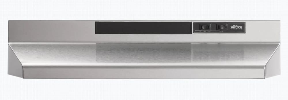 Broan BUEZ330SS 30 Inch Under Cabinet Range Hood with 2 Speed/220 CFM ...