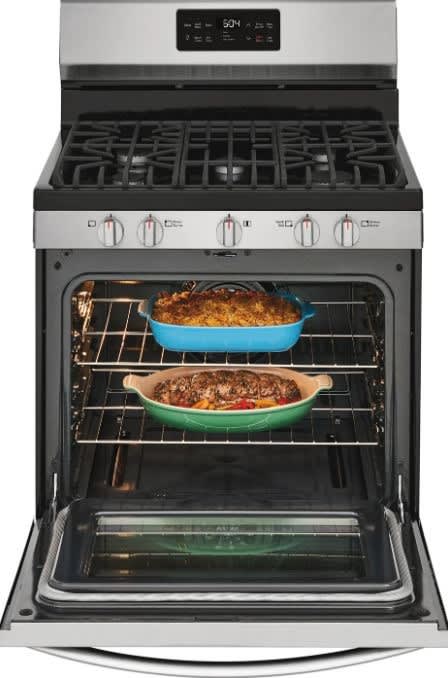 Frigidaire GCRG3038AF 30 Inch Freestanding Gas Range with 5 Sealed ...
