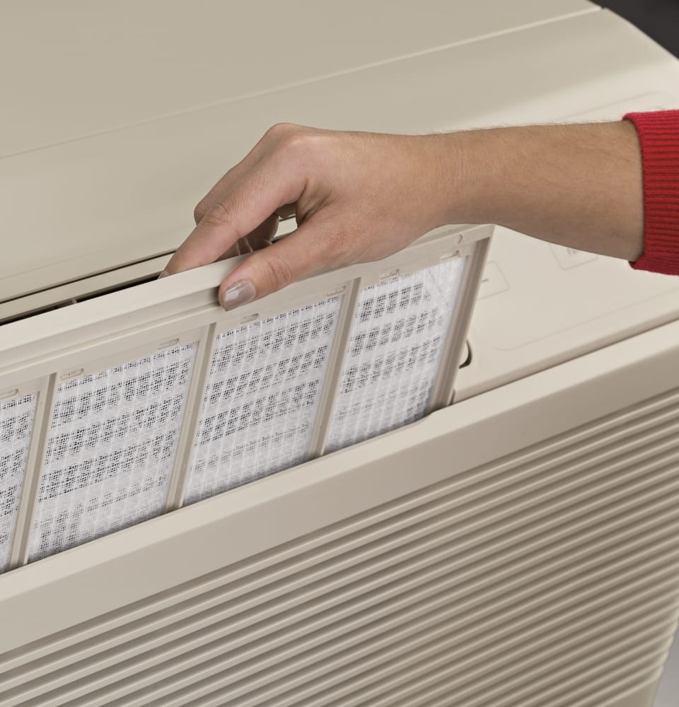 GE AZ45E07DAB 7,000 BTU Packaged Terminal Air Conditioner with Electric ...