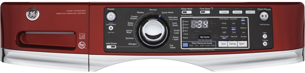 GE GEWADRER3 Stacked Washer & Dryer Set with Front Load Washer and ...