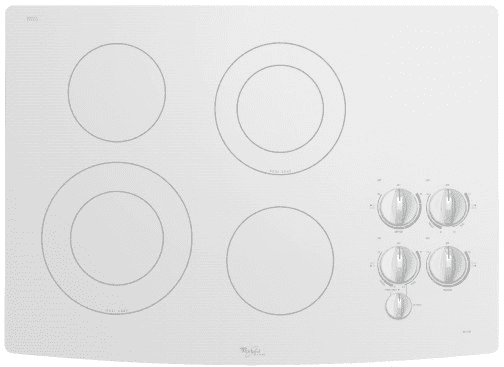 Whirlpool GJC3054RP 30 Inch Smoothtop Electric Cooktop with Double Dual ...