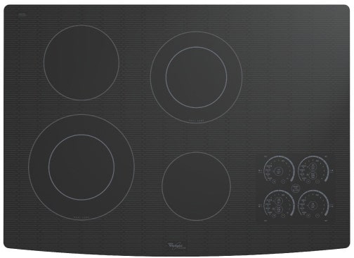 Whirlpool GJC3055RB 30 Inch Smoothtop Electric Cooktop with 2-Level ...