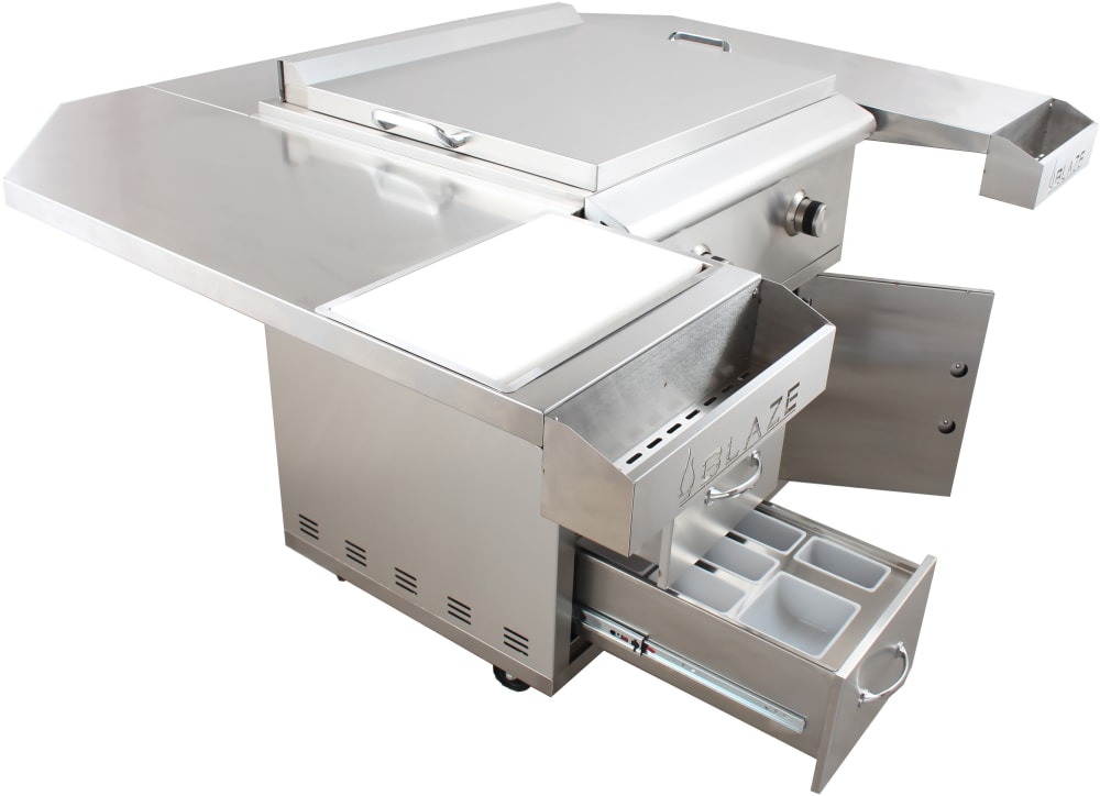 Blaze BLZGRIDDLESHK 30 Inch Griddle Cart Shelving Kit