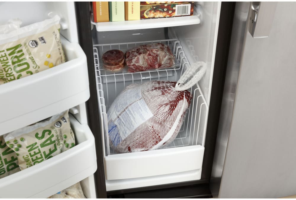 GE GSE25GGPBB 36 Inch Freestanding Side by Side Refrigerator with 25.3 ...