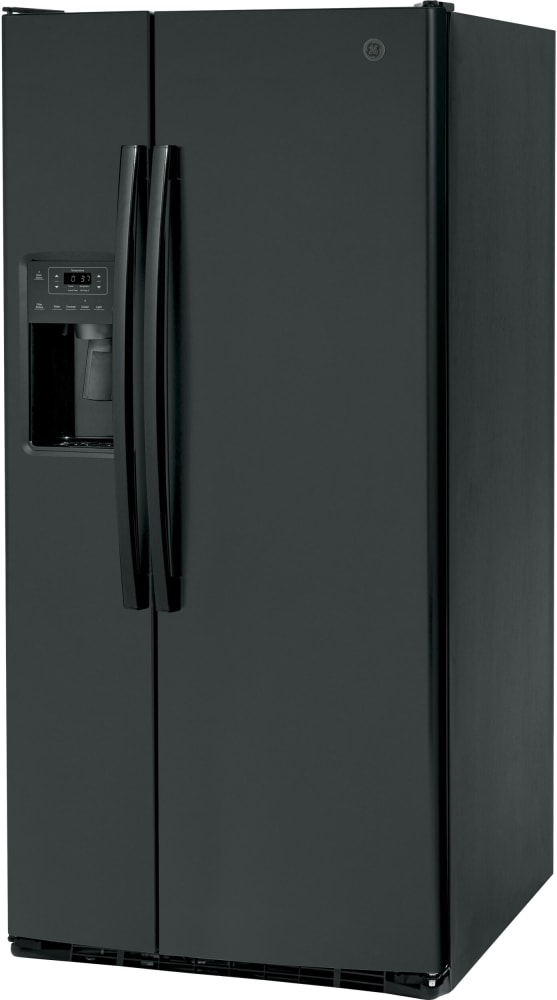 GE GSS23GGPBB 33 Inch Freestanding Side by Side Refrigerator with 23.01 ...