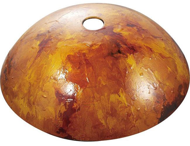 Kraus GV421CH 16 1/2 Inch Amber Vessel Sink with 5 1/2 Inch Bowl Depth ...