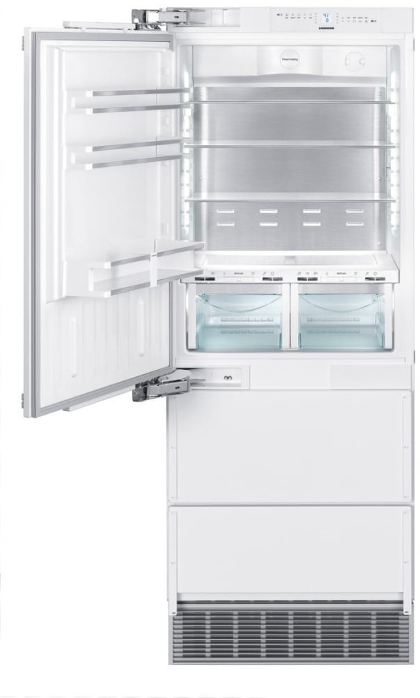 Liebherr HCB1581 30 Inch Panel Ready Bottom-Freezer Refrigerator with BioFresh Crispers, Duo ...