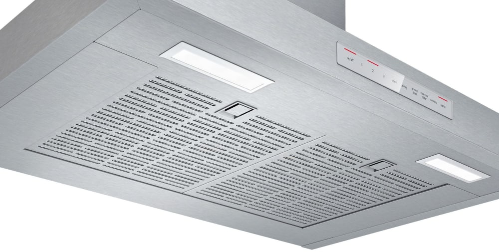 Bosch HCP50652UC 30 Inch Wall Mount Smart Range Hood with 4-Speed/600 ...