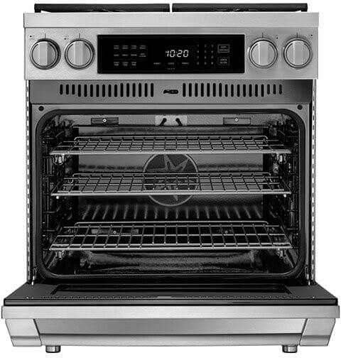 Dacor HDPR30SLP 30 Inch Freestanding Professional Dual Fuel Range With ...