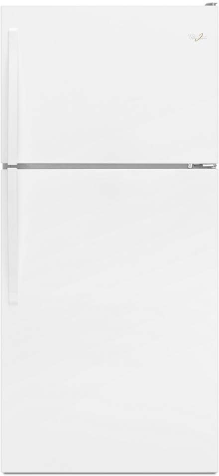 Whirlpool WRT138FFDW 30 Inch Top Freezer Refrigerator with 18 Cu. Ft ...