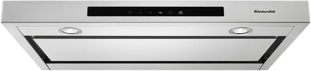 KitchenAid KVUB406GSS Under-Cabinet Range Hood with 400 CFM Internal ...