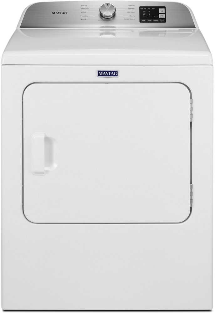 Maytag MED6500MW 29 Inch Electric Dryer with 7.0 Cu. Ft. Capacity, Pet ...